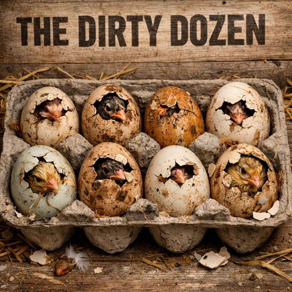 Dirty Dozen Hatching Eggs - Farm Fresh Fertile Chicken & Duck Eggs ...